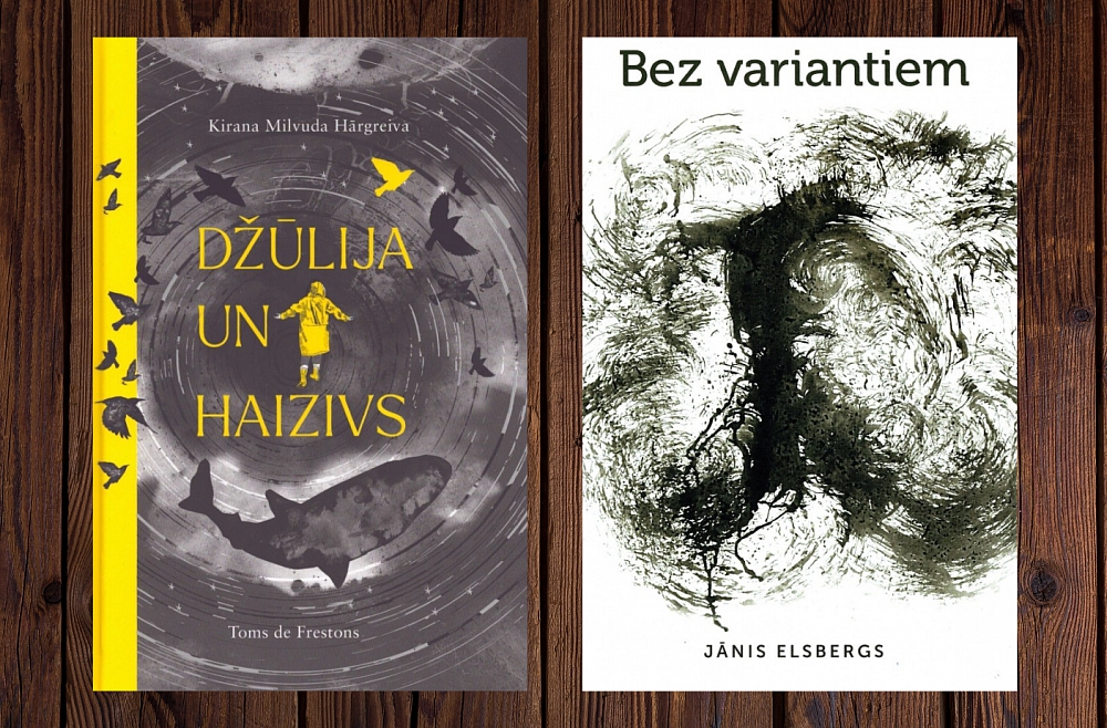 Kiranas Milvudas Hārgreivas "Džūlija un haizivs" un Jāņa Elsberga "Bez ...