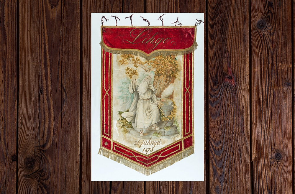 Vai zini, kā tapis viens no Dziesmu svētku simboliem – Līgo karogs ...