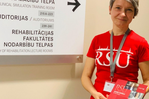 Signe Tomsone, RSU Rehabilitācijas fakultātes dekāne, kura var noskriet ...