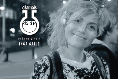 Dzejniece un dramaturģe Inga Gaile: dušā mēs visi esam komponisti ...
